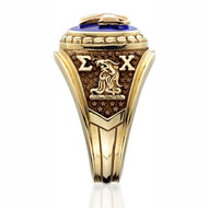 HJGreek | Sigma Chi | Rings | Official Sigma Chi Ring with Sapphire